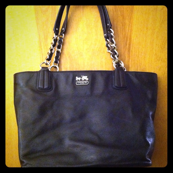 Coach | Bags | Coach Mahogany Leather Madison Tote Handbag | Poshmark