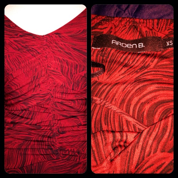 Arden B | Dresses | Arden B Red And Black Halter Dress | Poshmark
