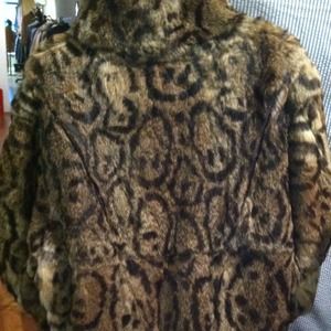 Jackets & Coats | Vintage Animal Print Rabbit Jacket | Poshmark