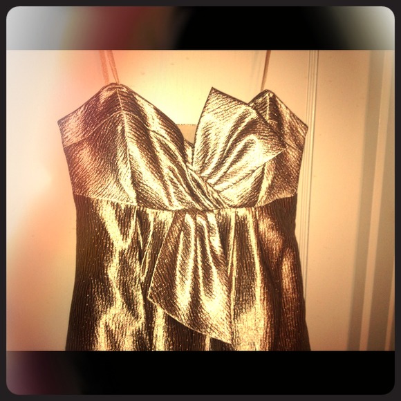 Max & Cleo | Dresses | Max And Cleo Gold Dress | Poshmark