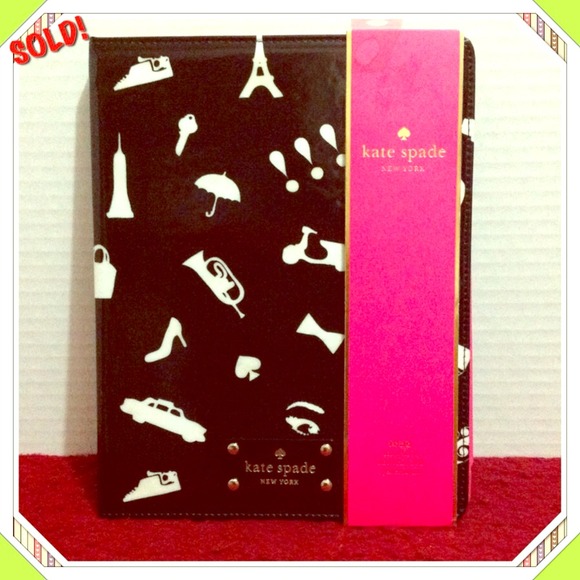 kate spade | Accessories | Kate Spade Ipad 23 Coated Canvas Folio Case ...