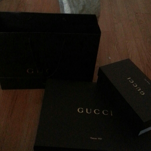 Gucci | Other | Gucci Shopping Bags And Boxes | Poshmark