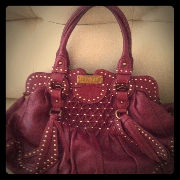 Bags | Like New Leather Studded Lockheart Purse | Poshmark