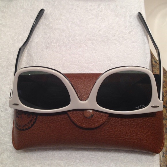 Ray-Ban | Accessories | White Rayban Sunglasses | Poshmark