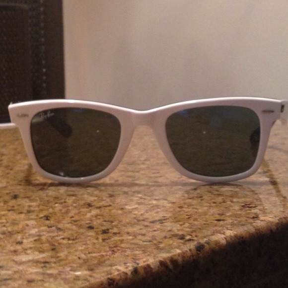 Ray-Ban | Accessories | White Rayban Sunglasses | Poshmark