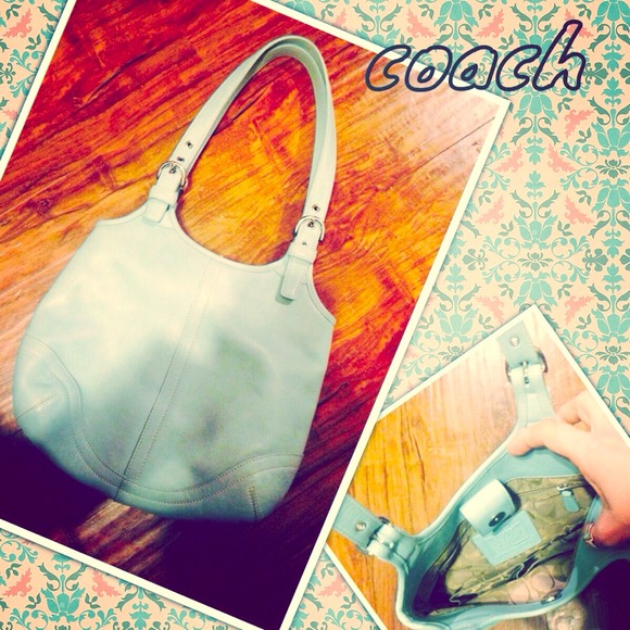 Coach | Bags | Powder Blue Coach Bag | Poshmark