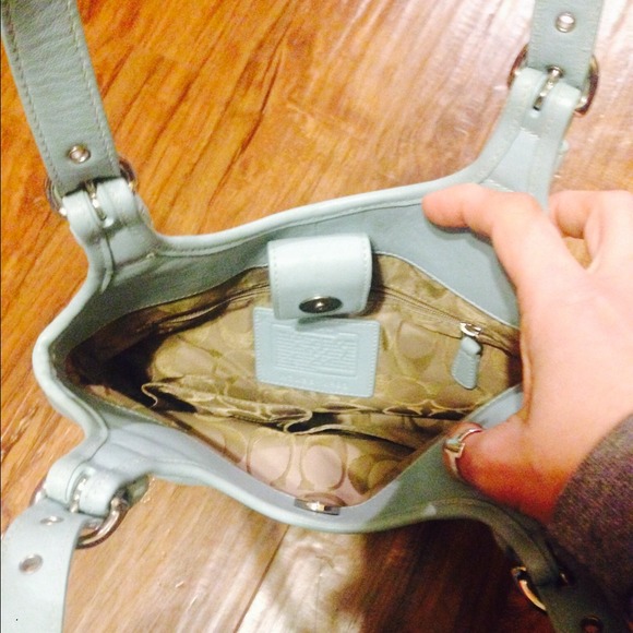 Coach | Bags | Powder Blue Coach Bag | Poshmark
