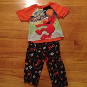 Intimates & Sleepwear | Sold Bundle Sesame Street Elmo Basketball ...