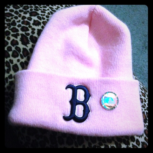 Urban Outfitters | Accessories | Boston Red Sox Pink Beanie Hat | Poshmark