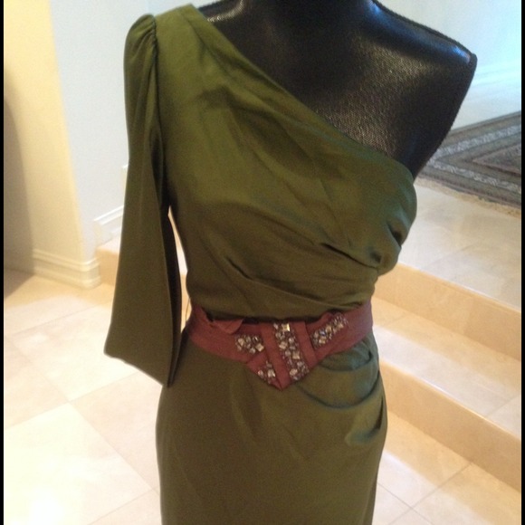 BCBGMaxAzria | Dresses | Sexy Sophisticated Forest Green Bcbg Max Azria ...