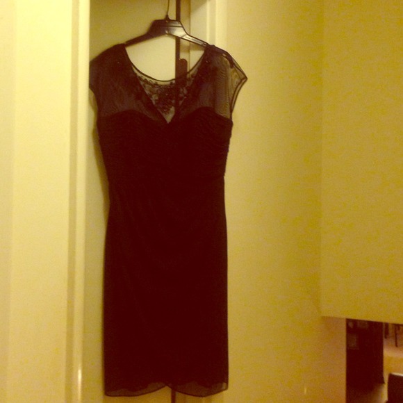 Dresses | Midnight Sheer Dress | Poshmark
