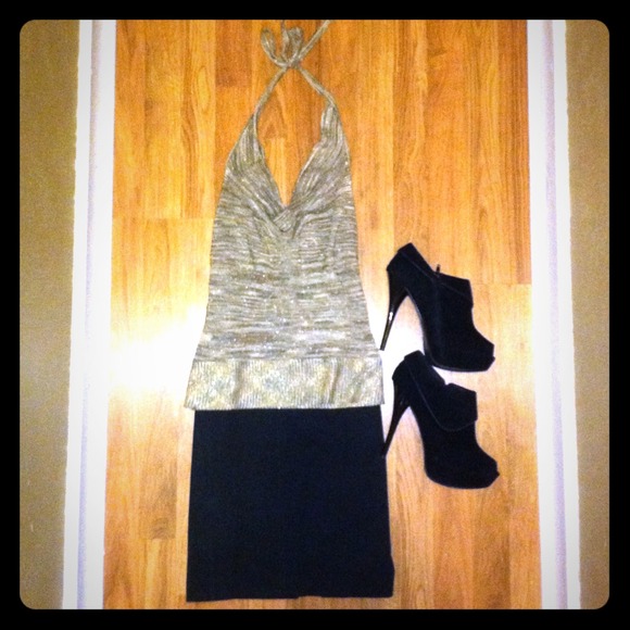 Cache | Tops | Cache Halter Top | Poshmark