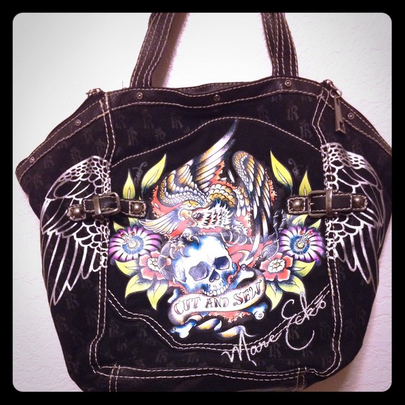 Echo | Bags | Echo Tattooed Handbag | Poshmark
