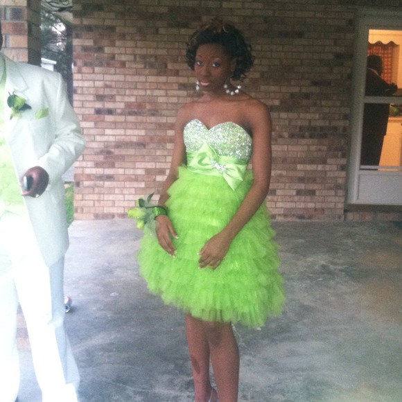 party time | Dresses | Short Lime Green Prom Dress | Poshmark