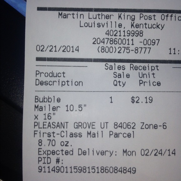 Other | Heres Your Receipt And Tracking Dear | Poshmark
