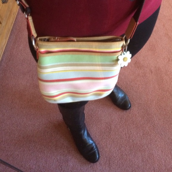 Coach | Bags | Authentic Coach Crossbody Multicolor Bag | Poshmark
