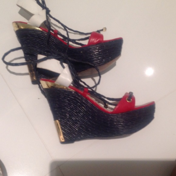 Charles Jourdan | Shoes | Charles Jourdan Wedge Shoes Size 7 | Poshmark