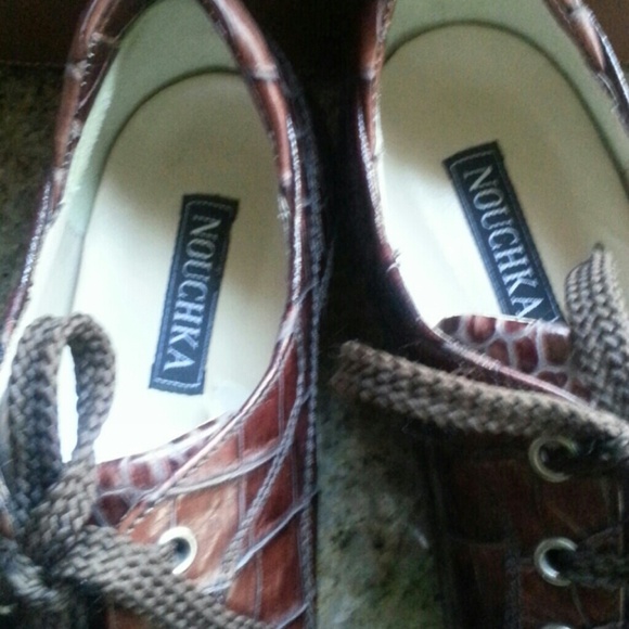 nouchka | Shoes | Nouchka Reptile Italian Leather Women Shoes | Poshmark