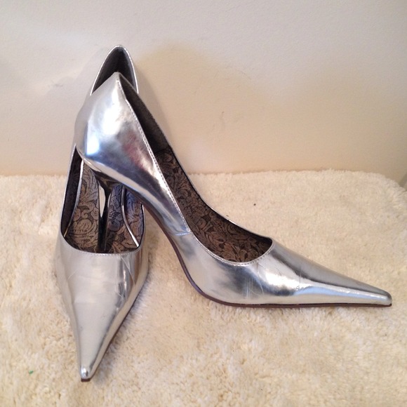 Michael Antonia | Shoes | Silver Heels | Poshmark