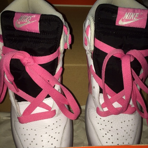 Nike | Shoes | Womens Nike Dunk High Top Hot Pink | Poshmark
