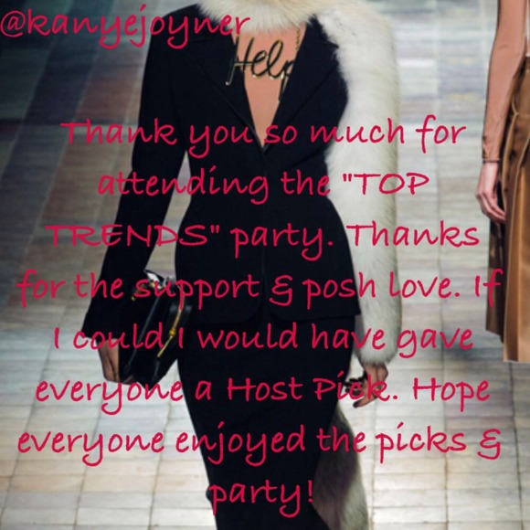 Top Trends | Other | Thank You For Coming To The Top Trend Party | Poshmark