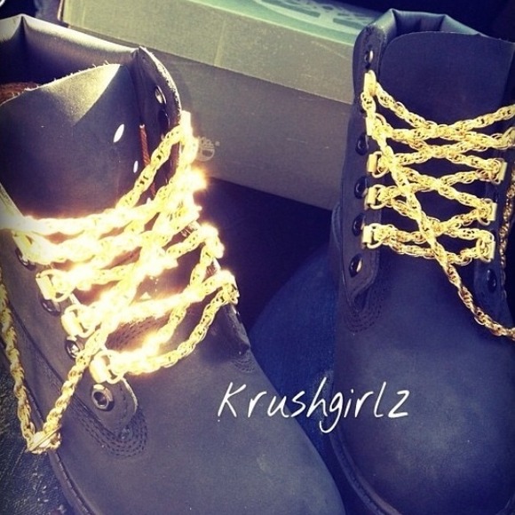 Shoes | Customized Chain Gang Timberlands | Poshmark