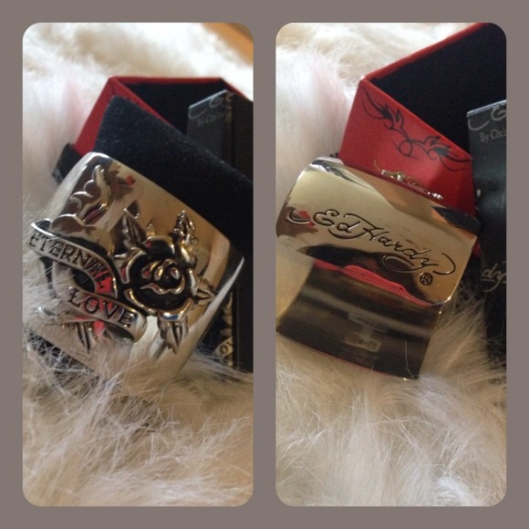 Ed hardy by christian audigier | Jewelry | Ed Hardy Silver Bracelet ...