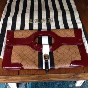 57% off Jalda Handbags - Jalda "Julie" Foldover Italian Lamb Leather ...