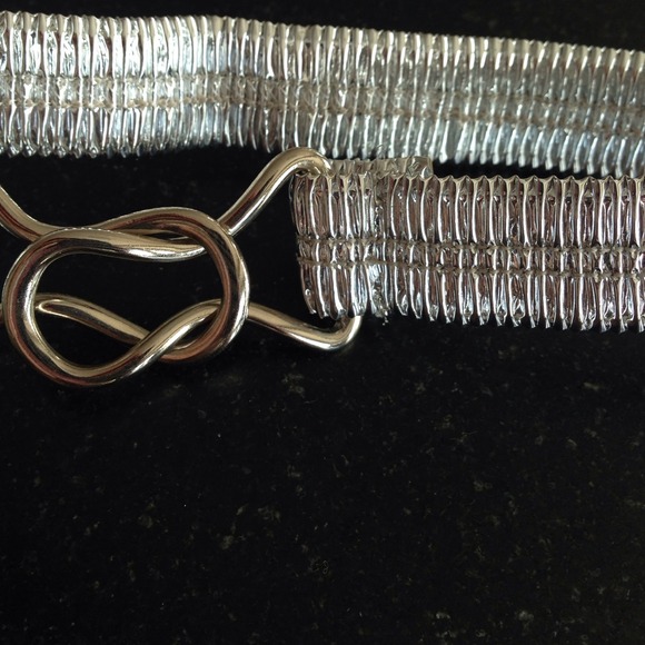 Accessories | Silver Stretch Belt | Poshmark