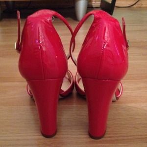 kate spade | Shoes | Kate Spade Red Patent Leather Heels | Poshmark