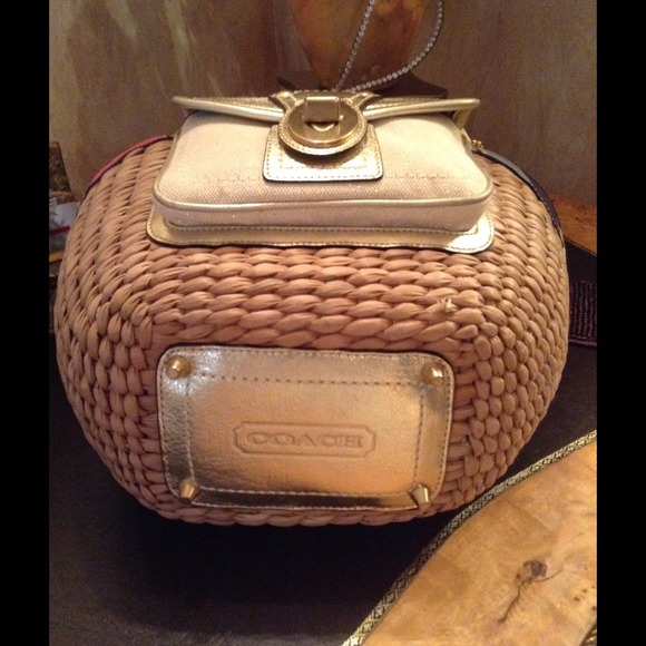 Coach | Bags | Coach Legacy Straw Basket | Poshmark