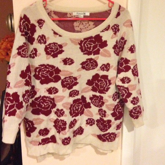Forever 21 | Sweaters | Rose Sweater | Poshmark