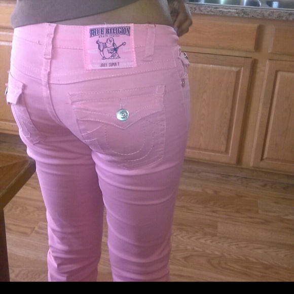 True Religion | Pants & Jumpsuits | Pink True Religion Jeans | Poshmark