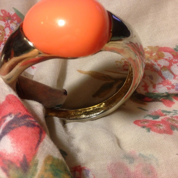 Jewelry | Orange Statement Bracelet | Poshmark