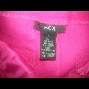 macy BCX | Pants & Jumpsuits | New Bcx Hot Pink Skinny Pants | Poshmark