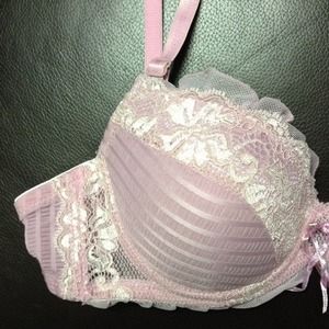 Leona | Accessories | Nwot Leona Purple Lace Bra Size 36a | Poshmark