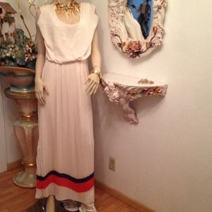 Anthropologie | Dresses | Anthropologie Cluce Long Pleated Maxi Dress ...