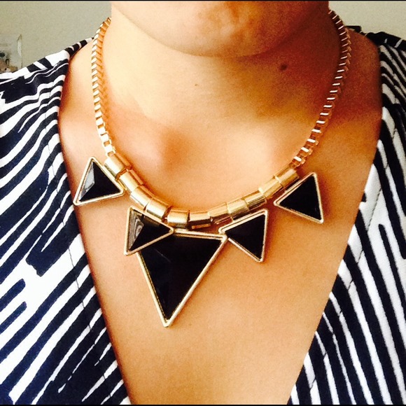 Jewelry | Black Statement Necklacemissing Pieces | Poshmark
