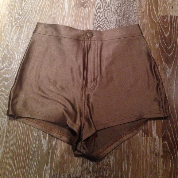 American Apparel | Shorts | Aa Gold Disco Shorts | Poshmark