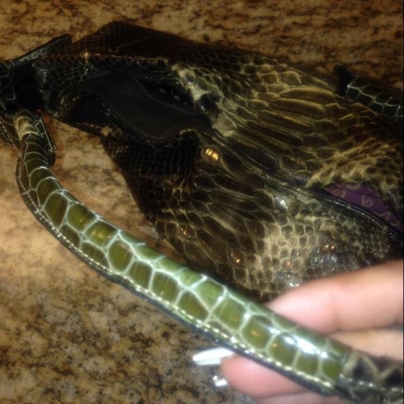 SILVANO BIAGINI | Bags | 55silvano Biagini Python Handbag | Poshmark