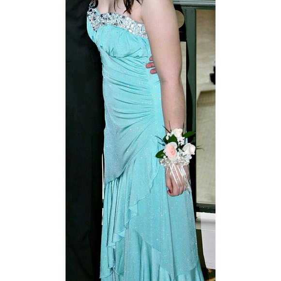 City Triangles | Dresses | Teal City Triangles Prom Dress | Poshmark