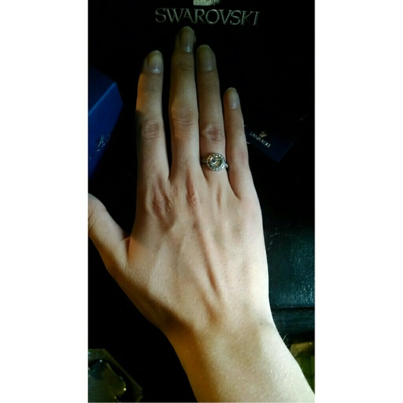 Swarovski | Jewelry | Swarovski Angelic Ring | Poshmark