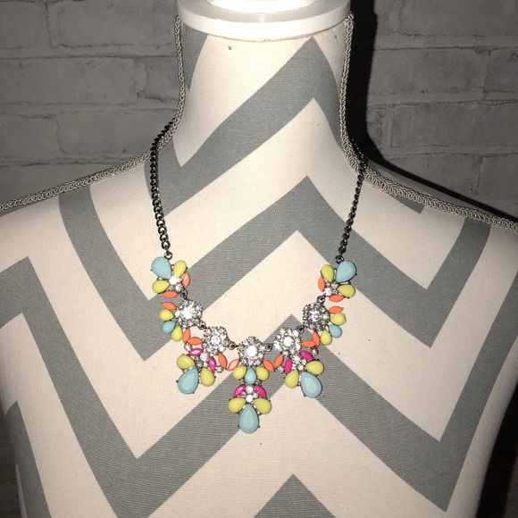 Jewelry | Bold Statement Jeweled Bling Necklace | Poshmark