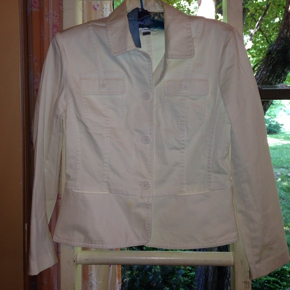 Talbots | Jackets & Coats | Sale Talbots Petite White Jacket | Poshmark