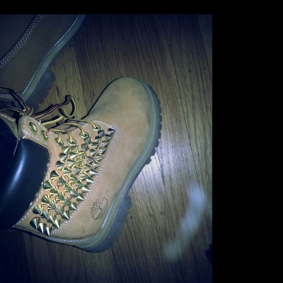 Timberland | Shoes | Custom Spiked Timberlands | Poshmark