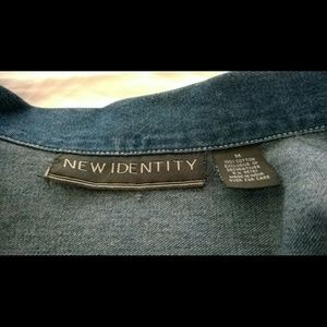New Identity | Jackets & Coats | New Identity Embroidered Denim Jacket ...
