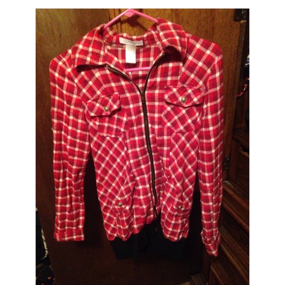 Charlotte Russe | Jackets & Coats | Candy Cane Colored Checkered Jacket ...