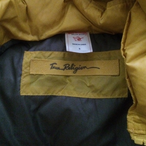True Religion | Jackets & Coats | A True Religion Yellow Vest | Poshmark