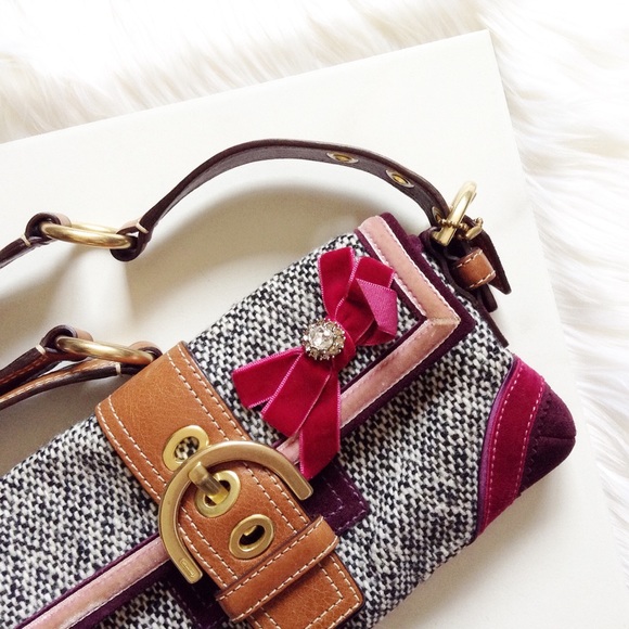 Coach | Bags | Coach Soho Rare Tweed Handbag Multi | Poshmark