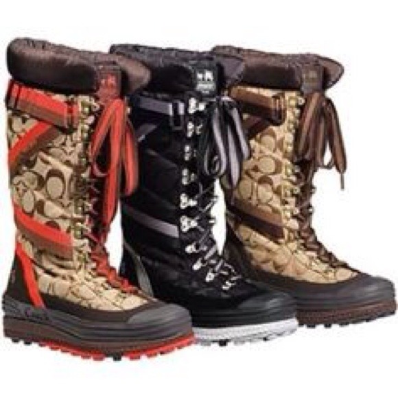 Coach | Shoes | Coach Signature Winter Boots | Poshmark